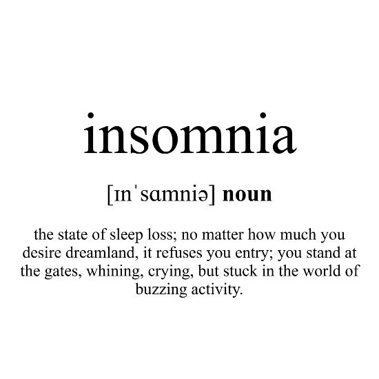 Insomnia Definition Tumblr Renpho Health GIF Renpho Health Wellness