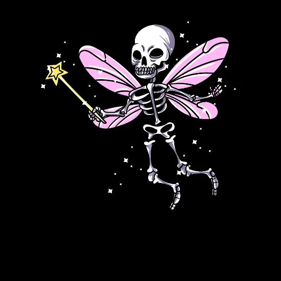 Skull Fairy Wallpaper