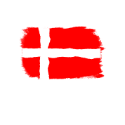 Danmark flagmotiv dansk flag tegning Premium T-shirt mænd | Spreadshirt