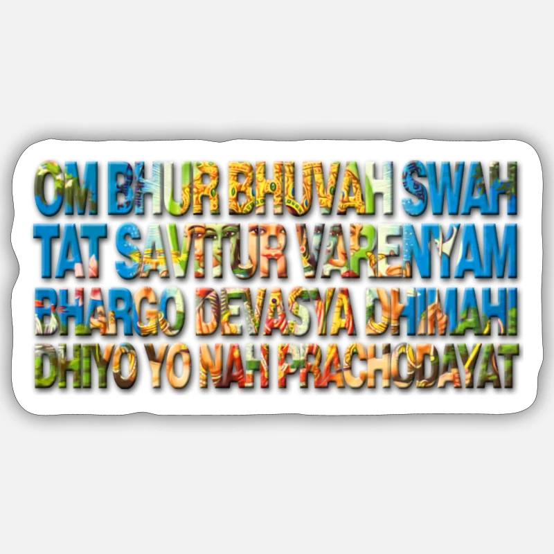 Mantra Stickers | Unique Designs | Spreadshirt