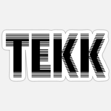 Pegatinas de tekk | Diseños únicos | Spreadshirt
