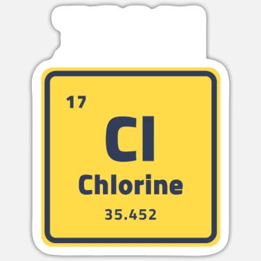 Chlorine Stickers | Unique Designs | Spreadshirt