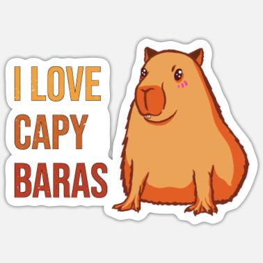 Capybara Stickers | Unique Designs | Spreadshirt