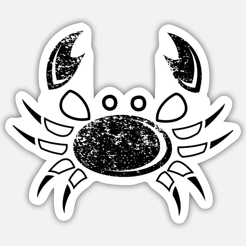 Krabbe Stickers | Unique Designs | Spreadshirt