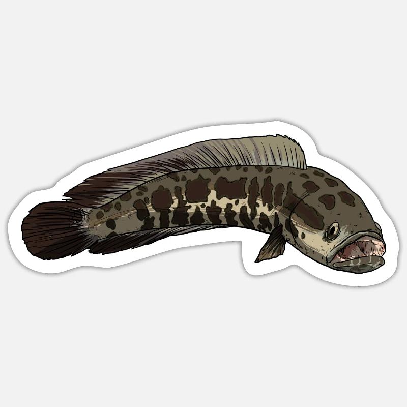 Snakehead stickers | Unieke designs | Spreadshirt