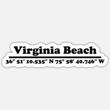 Virginia Beach Stickers | Unique Designs | Spreadshirt