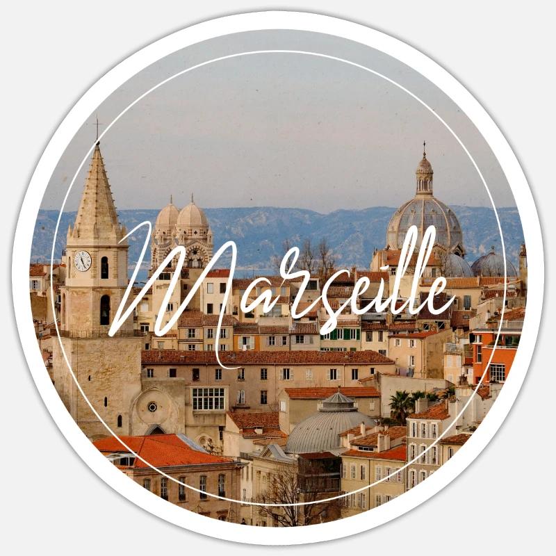 Marseille Stickers | Unique Designs | Spreadshirt