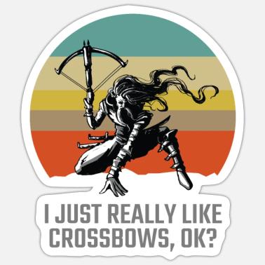 Crossbow Stickers | Unique Designs | Spreadshirt