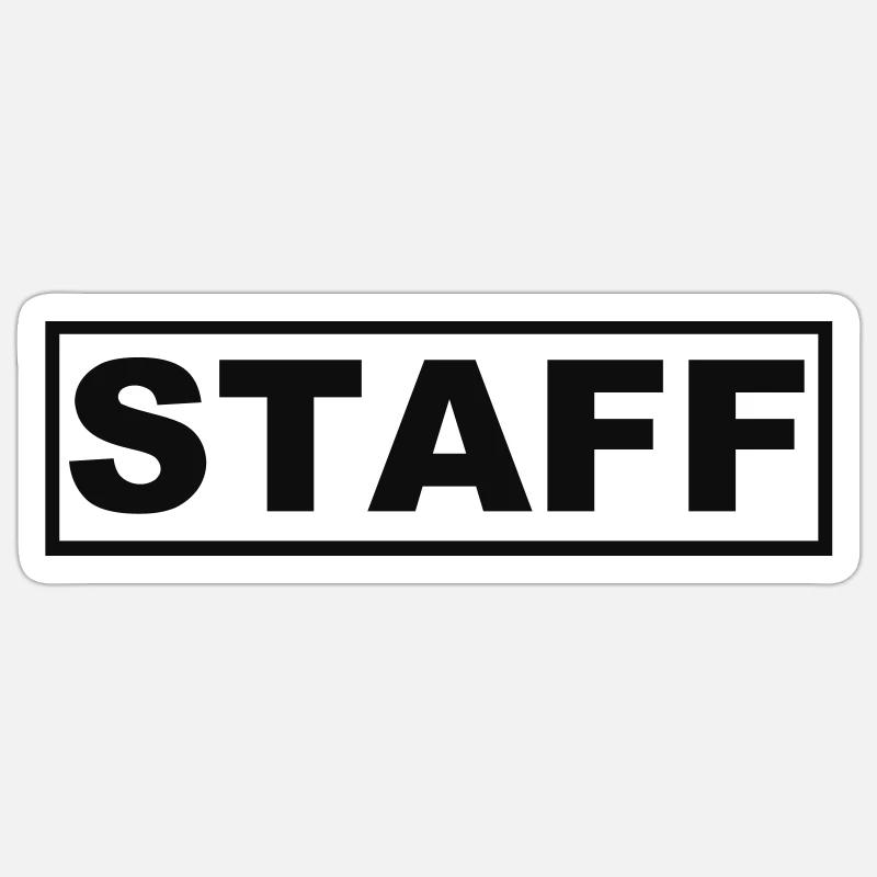 Suchbegriff: 'Staff' Sticker online shoppen | Spreadshirt