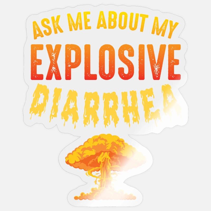 Stickers diarrhée à acheter en ligne | Spreadshirt