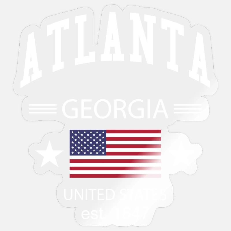 Atlanta Stickers | Unique Designs | Spreadshirt