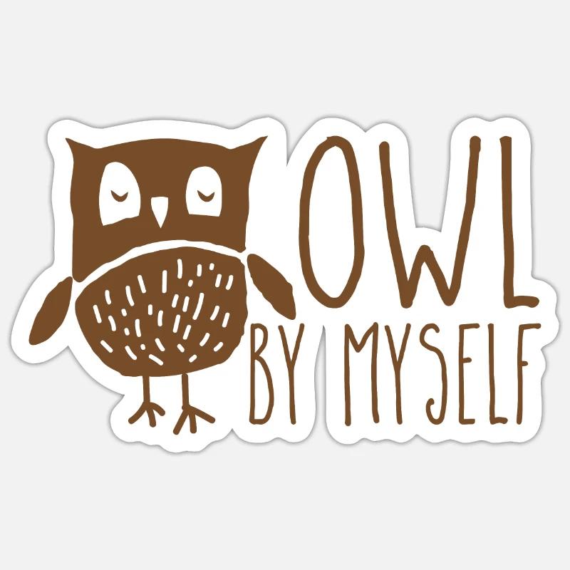Owls Stickers | Unique Designs | Spreadshirt