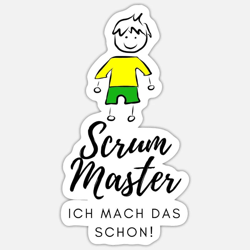 Suchbegriff: 'scrummaster' Sticker online shoppen | Spreadshirt