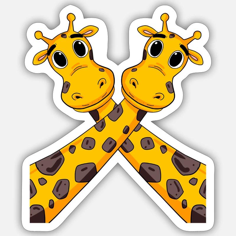 Giraffes Stickers | Unique Designs | Spreadshirt