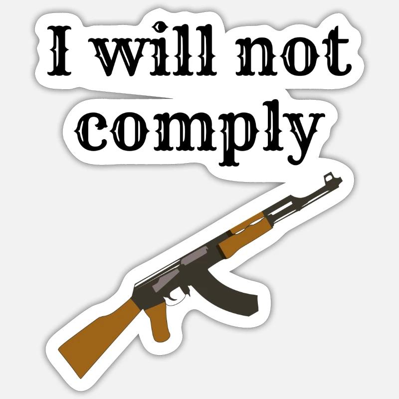 Comply Stickers | Unique Designs | Spreadshirt