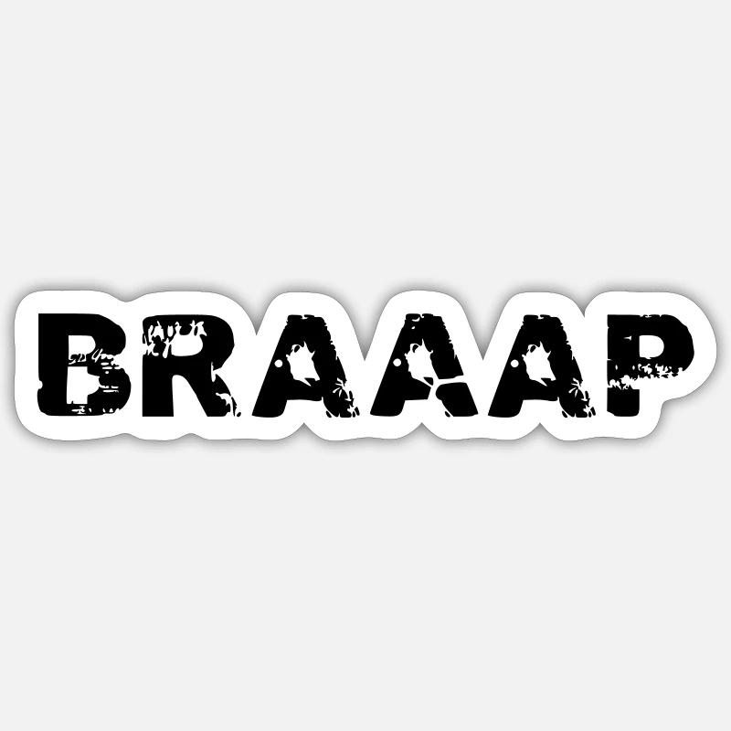 Pegatinas de braaap | Diseños únicos | Spreadshirt