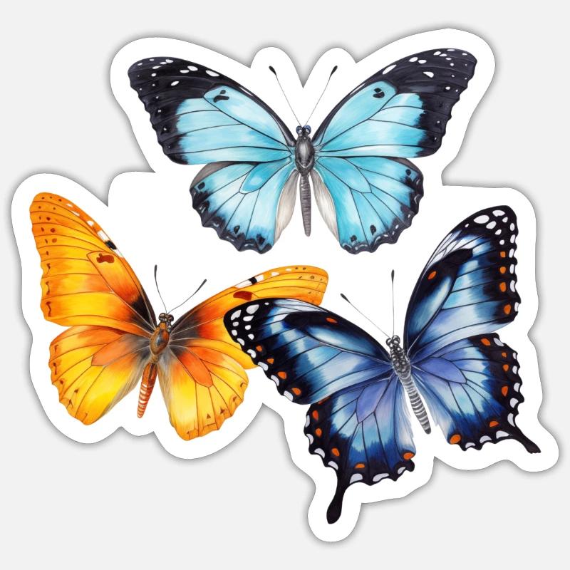 Fluttering Stickers | Unique Designs | Spreadshirt