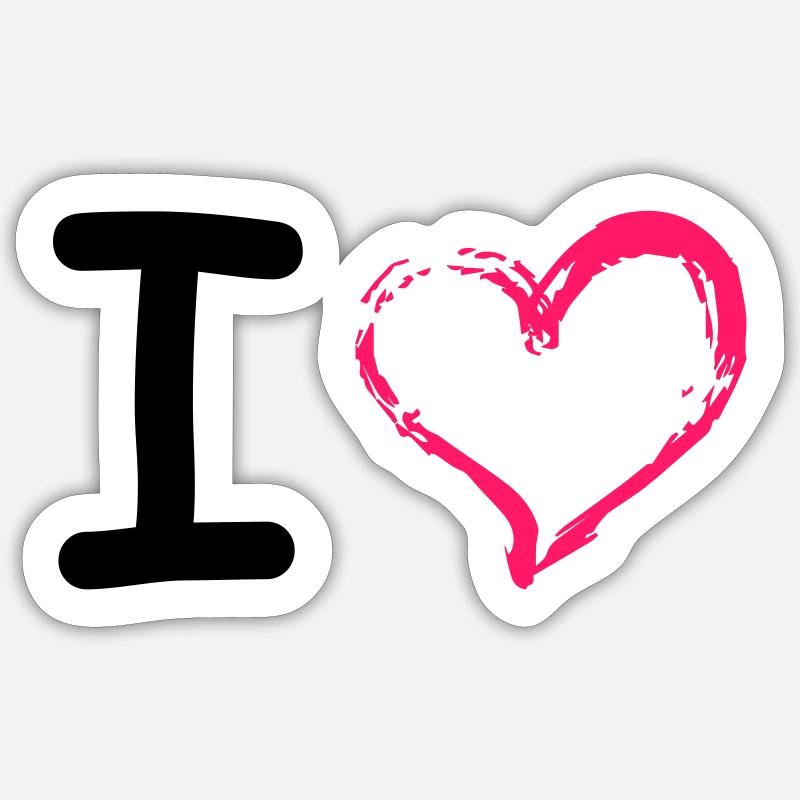 Suchbegriff: 'I Heart' Sticker online shoppen | Spreadshirt