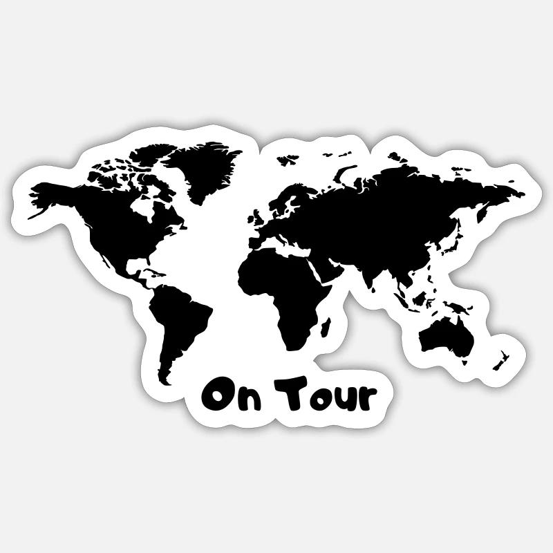 On tour stickers | Unieke designs | Spreadshirt