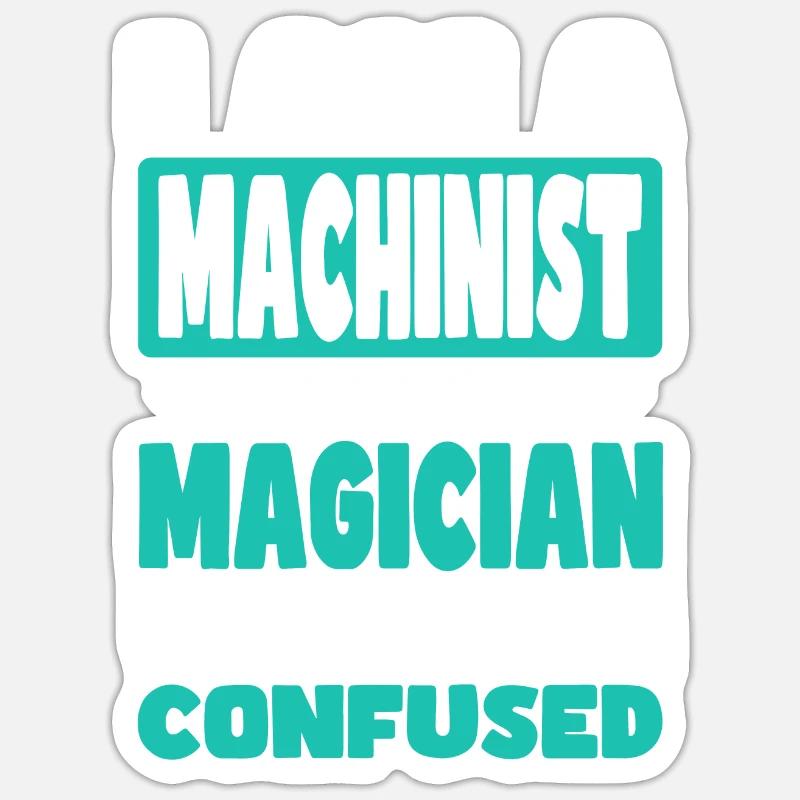 Machinist Stickers | Unique Designs | Spreadshirt