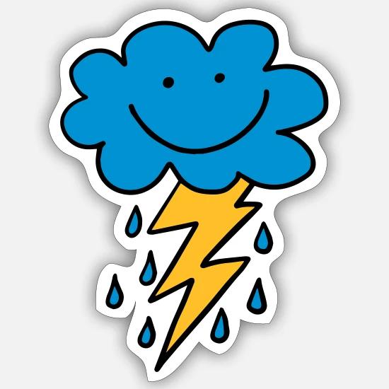 Funny Raindrop Clipart