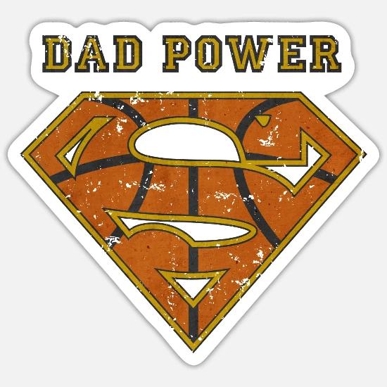 Super Dad Logo Funny Greeting Cards: Super Dad (Bold Coloured Text