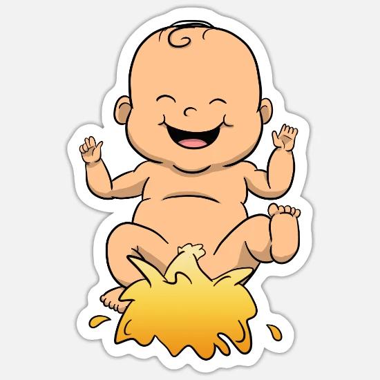 Grappige Blije Baby Gefeliciteerd Schattige Baby Card. Funny Baby