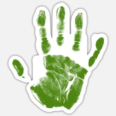 Impronta Di Mano Verde Italgraniti Group Impronta
