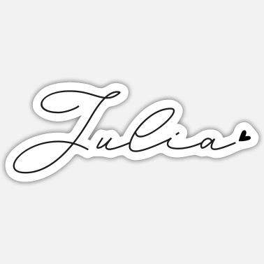 Julia In Cursive Letters