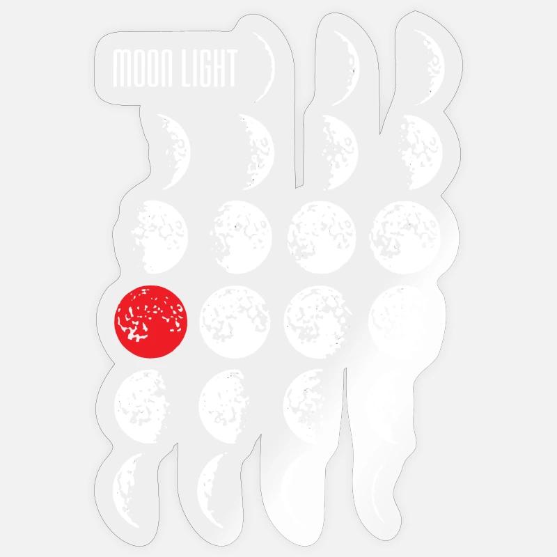 Moonlight Stickers | Unique Designs | Spreadshirt