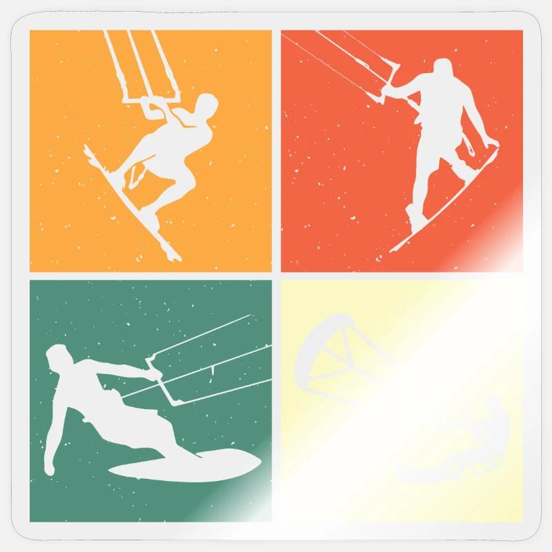 Stickers kiteboard à acheter en ligne | Spreadshirt