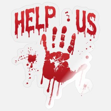 Walking Dead Bloody Handprint Clipart